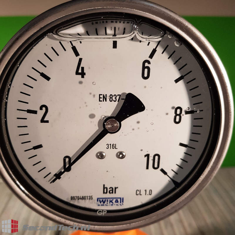 Wika EN 837-1 stainless steel pressure gauges 0-10 bar PN10 Wika EN 837-1 stainless steel pressure gauges 0-10 bar PN10
