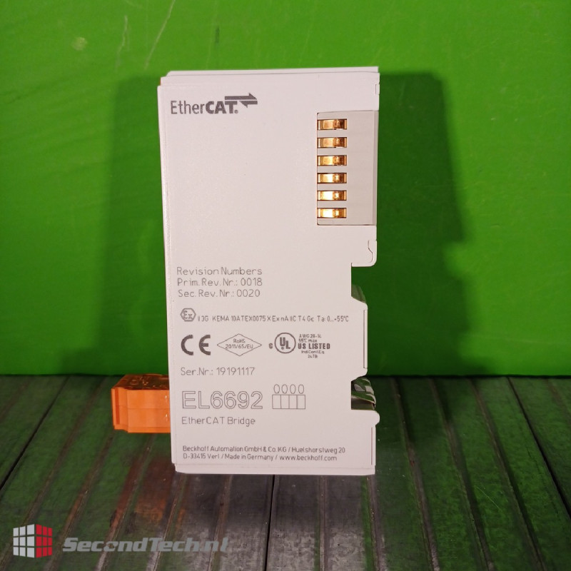 Beckhoff Automation El6692 Ethercat Bridge 24v Ac Dc